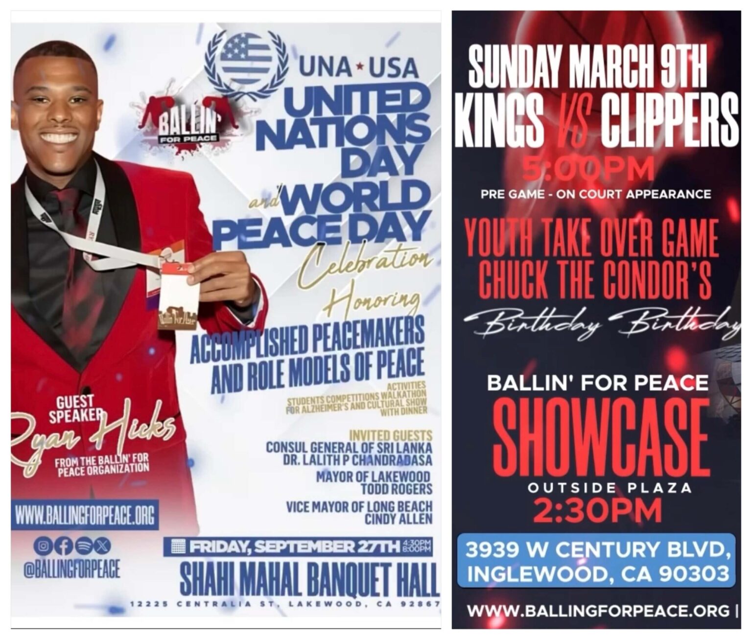 World Peace Day Highlights & Upcoming NBA Events | Ballin' For Peace